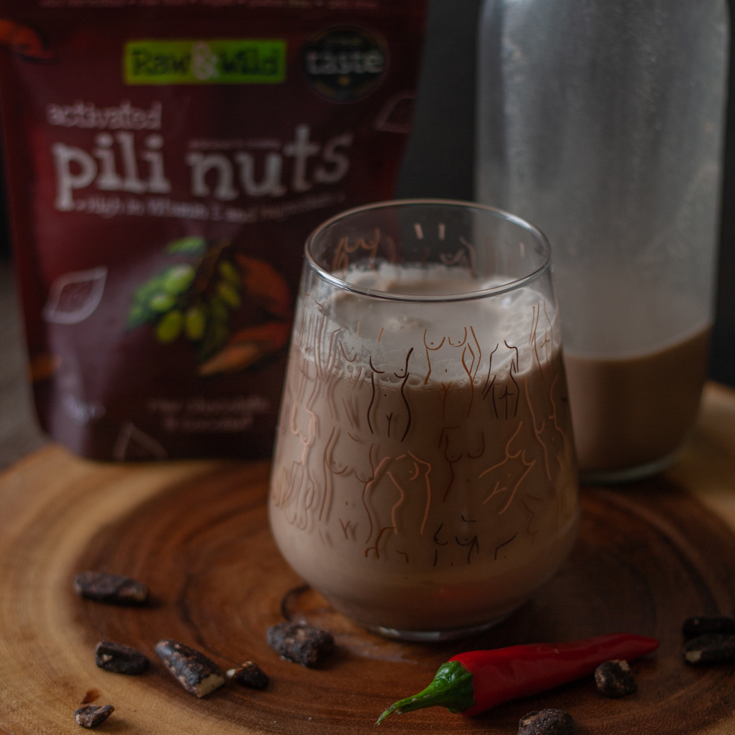 Spicy Raw Chocolate & Coconut Pili Nut Milk – RAW&WILD LTD